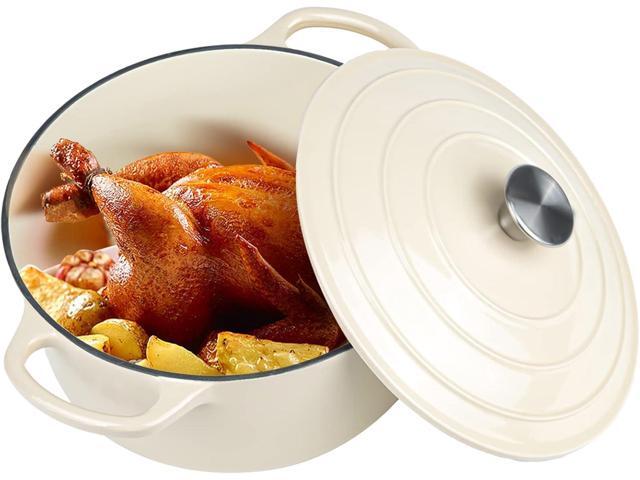 Click here for Miereirl 6 Quart Enameled Dutch Oven Pot with Lid... prices