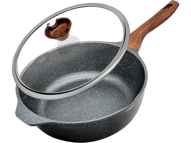 Click here for Frying Pan with Lid Nonstick Skillet 11 Inch Wok P... prices