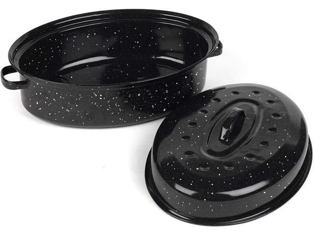 Click here for 16 Inch Roasting Pan with Lid - Covered Oval Roast... prices