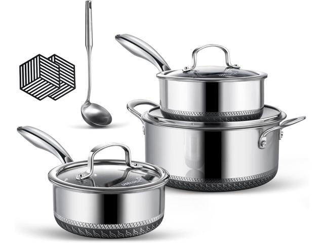 Click here for 9Pcs Hybrid non stick Pots Set  1.5  2  and 5.2-Qu... prices