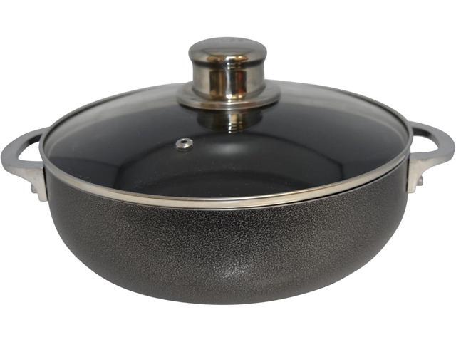 Click here for IMUSA 6.9qt Charcoal Aluminum Nonstick Caldero wit... prices