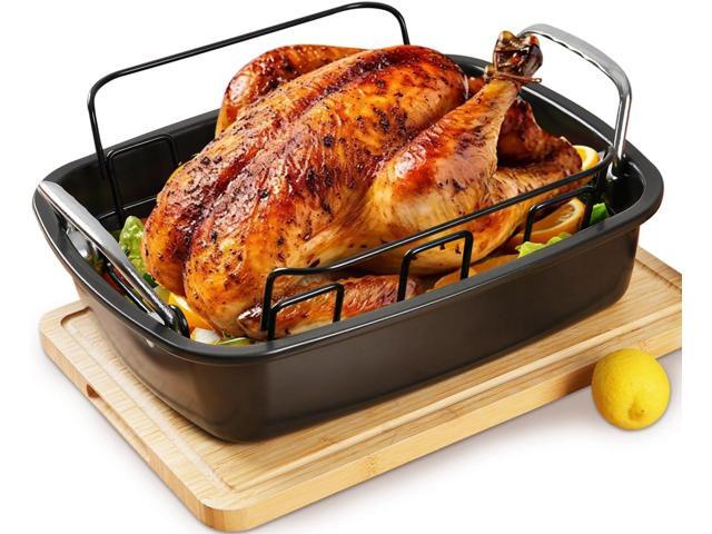 Click here for Large Nonstick Roasting Pan with Rack  Turkey Roas... prices