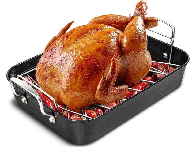 Click here for MICHELANGELO Carbon Steel Roasting Pan with Rack... prices