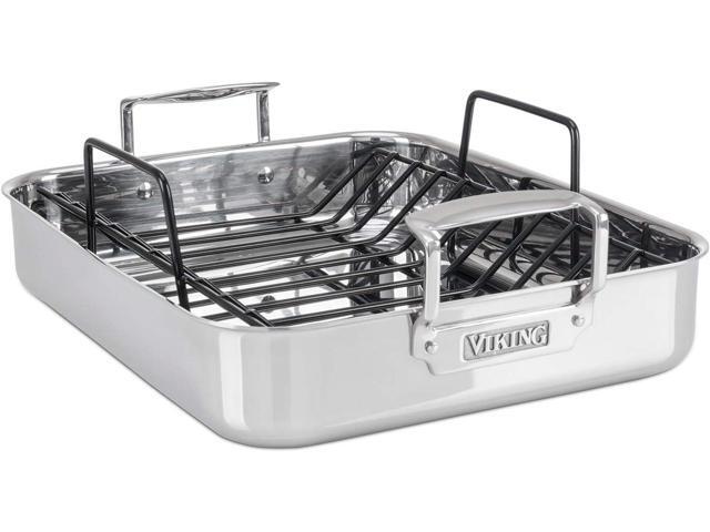 Click here for Viking 3-Ply Stainless Steel Roasting Pan with Non... prices