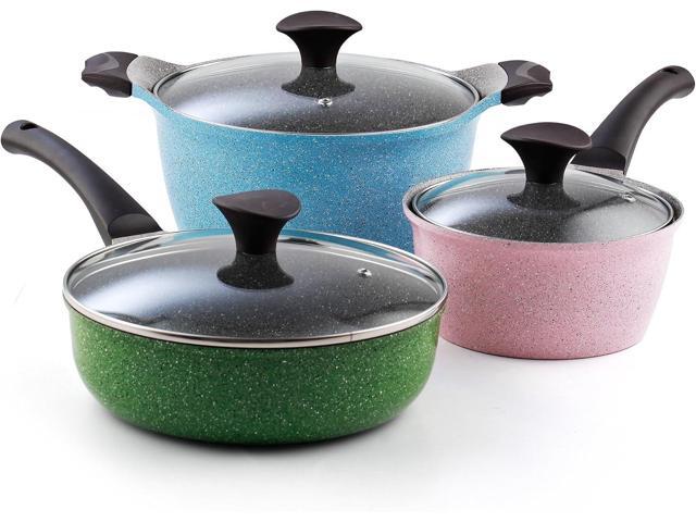 Click here for Cook N Home 6-Piece Nonstick Ceramic Coating Cookw... prices