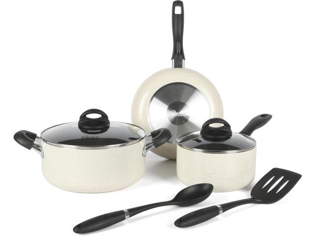 Click here for Oster Clairborne  7-Piece Cookware Set  White w/Sp... prices