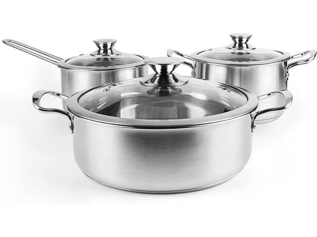 Click here for Stainless Steel Pots and Pans Set  6 Piece Kitchen... prices