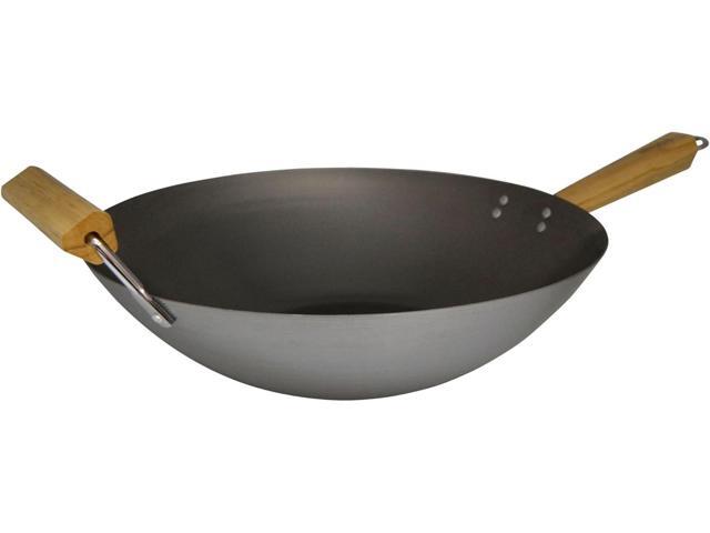 Click here for IMUSA 14in Carbon Steel Wok with Wood Handles prices