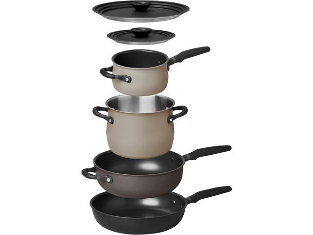 Click here for Meyer 6pc Stackable Set with Universal Lids Hard A... prices