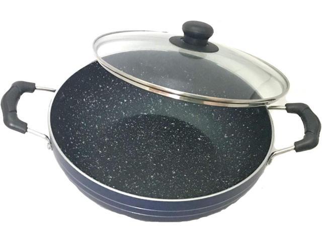 Click here for Induction Base Non-Stick Kadai with Glass Lid 240m... prices
