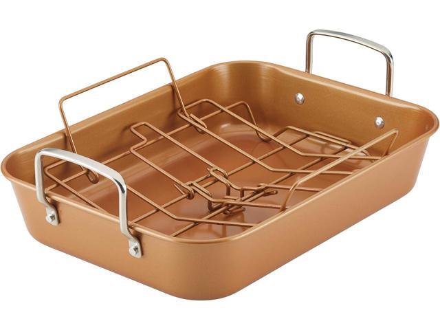 Click here for Ayesha Curry Nonstick Roaster / Roasting Pan with... prices