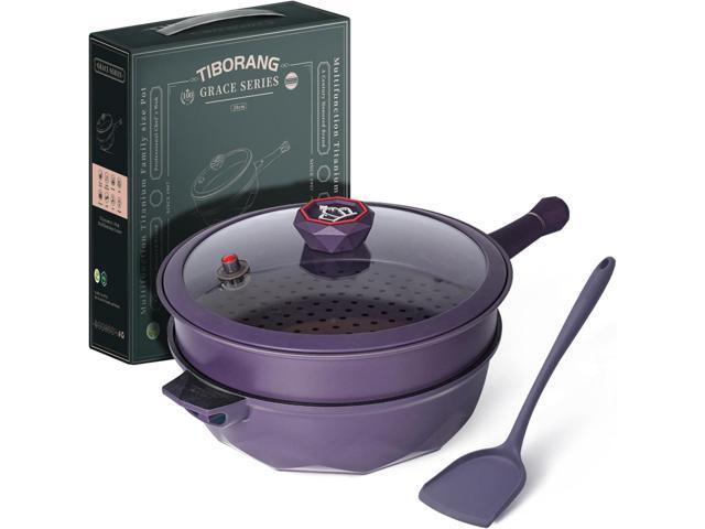 Click here for TIBORANG 8 in 1 Multipurpose 11 Inch 5 Qt Frying P... prices