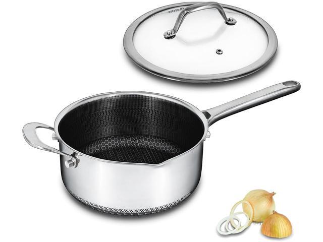Click here for Hybrid Nonstick 4 QT Saucepan with Lid  Stainless... prices