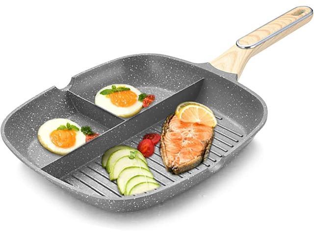 Click here for JUSTUP Nonstick Grill Pan  3-in-1 Egg Pan 11 Inch... prices