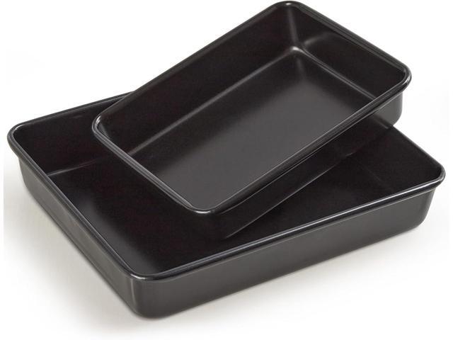 Click here for Heavy Roasting Pan Set of 2  Nonstick Rectangular... prices