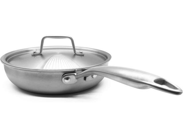 Click here for Fortune Candy 8-Inch Fry Pan with Lid  3-ply Skill... prices