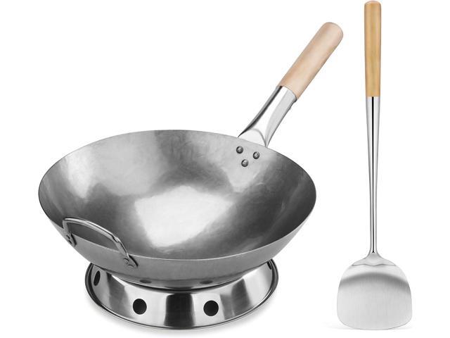 Click here for New Star Foodservice Carbon Steel Wok Set - 14 Rou... prices