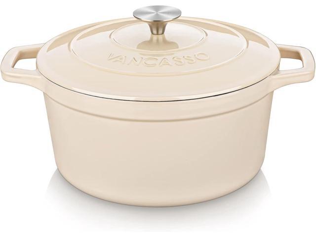 Click here for vancasso Cast Iron Dutch Oven  6 QT Round Pot with... prices