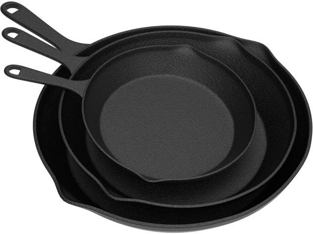 Click here for Frying Pans - Set of 3 Pre-Seasoned Cast Iron Skil... prices