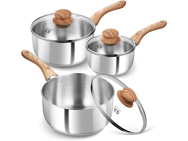 Click here for KOCH SYSTEME CS Stainless Steel Saucepan Set  6 Pi... prices