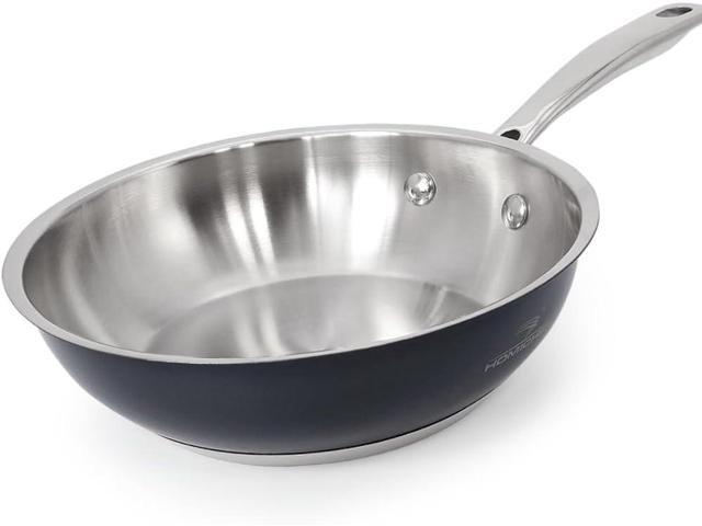 Click here for HOMICHEF Navy Gray 9.5-Inch NICKEL FREE Fry Pan St... prices