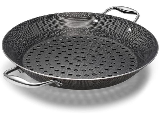 Click here for HexClad Hybrid Nonstick BBQ Grill Pan  Dishwasher-... prices
