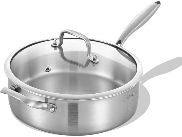 Click here for Inqibee Tri-Ply 7 Quarts Stainless Steel Sauté Pan... prices