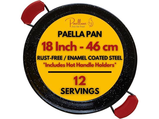 Click here for 18 Inch Paella Pan 12 Servings - Enamelled No Rust... prices