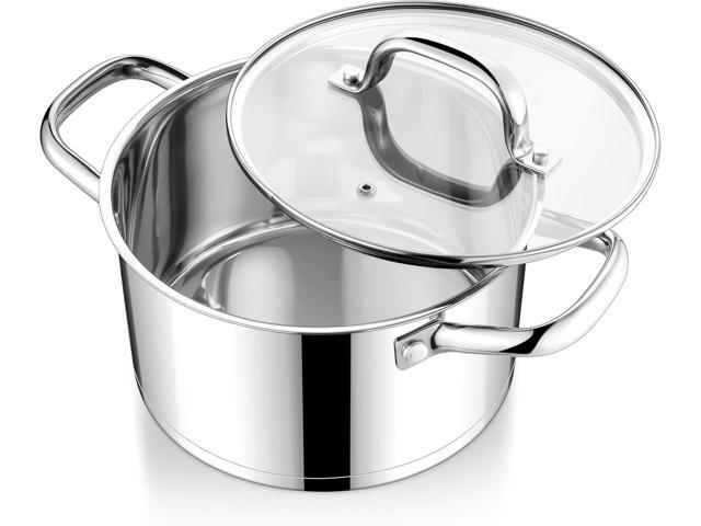 Click here for E-far Stainless Steel Stockpot  5 Quart Pot with G... prices