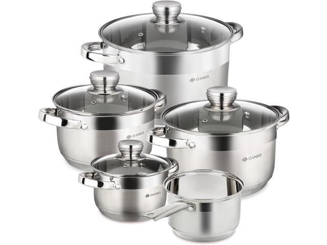 Click here for Daniks Standard 9-Piece Stainless Steel Induction... prices