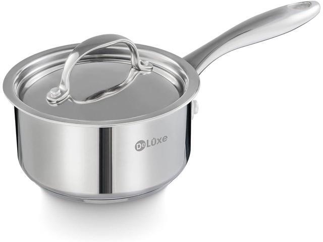 Click here for DELUXE Sauce Pan with Lid  1 Quart Stainless Steel... prices