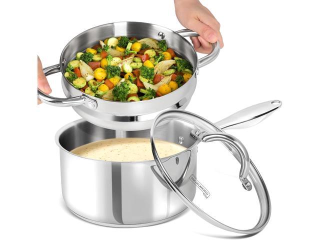 Click here for MICHELANGELO Stainless Steel Sauce Pan with Lid  3... prices