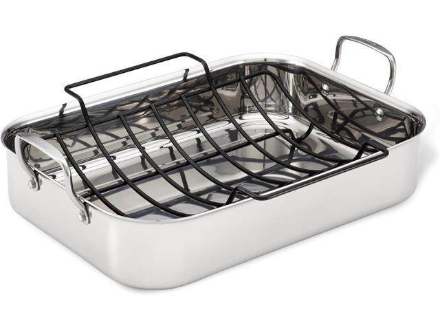 Click here for Anolon Triply Clad Stainless Steel Roaster / Roast... prices