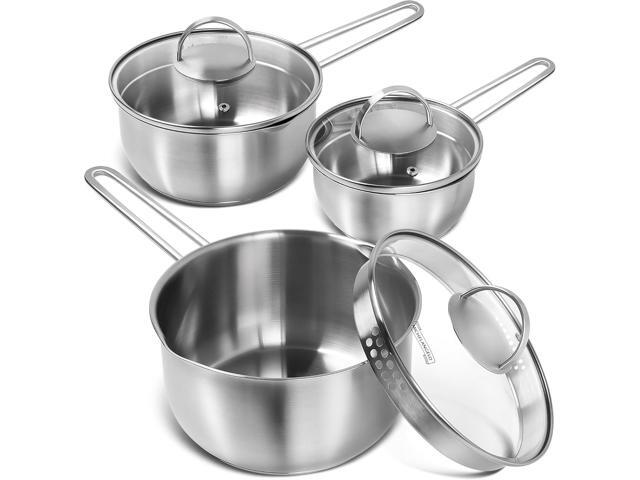 Click here for MICHELANGELO Stainless Steel Saucepan with Lid & P... prices