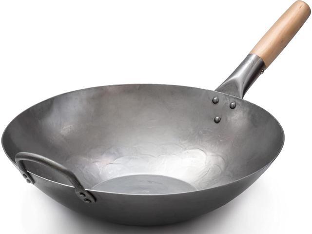 Click here for Craft Wok Flat Hand Hammered Carbon Steel Pow Wok... prices