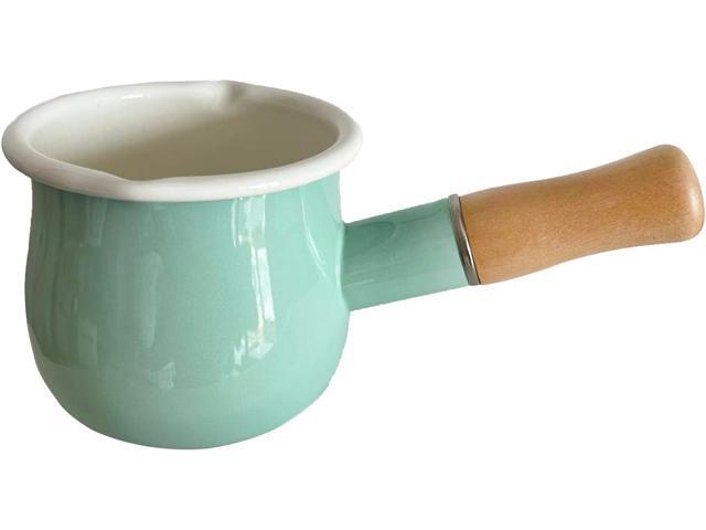 Click here for Enamel Milk Pot  Butter Warmer Non-stick Mini Sauc... prices