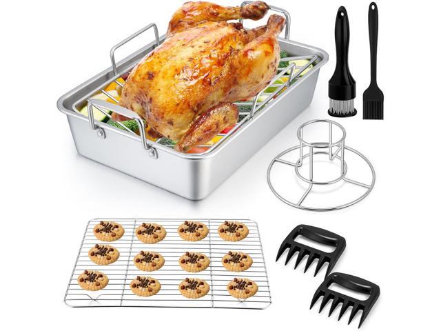 Click here for P & P CHEF Roasting Pan Set (8 PCS)  14 Inch Stain... prices
