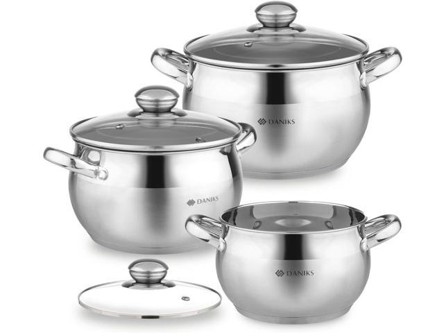 Click here for Daniks Classic 6-Piece Stainless Steel Induction C... prices