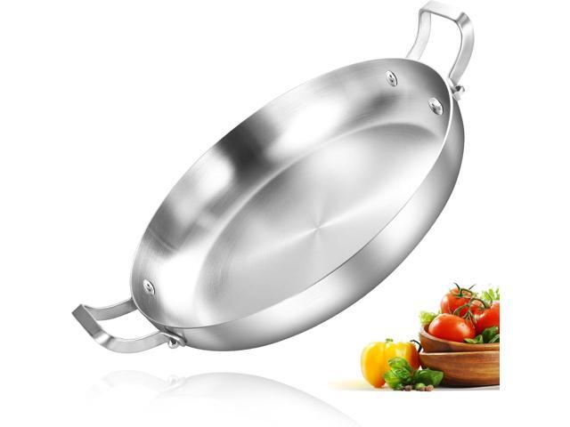 Click here for Inqibee 14-Inch Tri-Ply Stainless Steel Paella Pan... prices