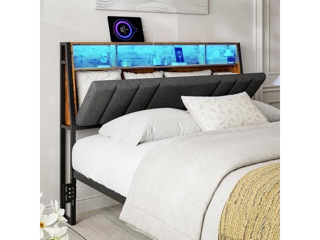 Click here for IKIFLY Queen Size Hidden Storage Headboard with LE... prices