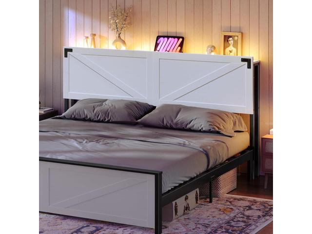Click here for King Size Headboard Only  Headboard with 2 Outlets... prices