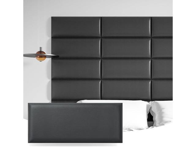 Click here for Art3d Peel and Stick Black King Headboard  12-Pack... prices