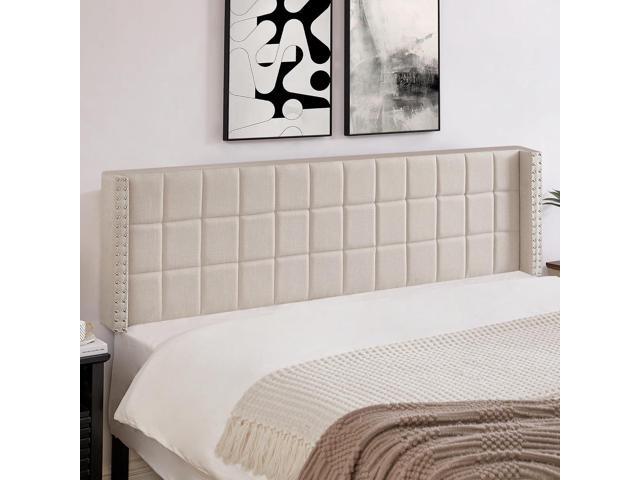 Click here for VECELO Linen Upholstered Headboard for King Size B... prices