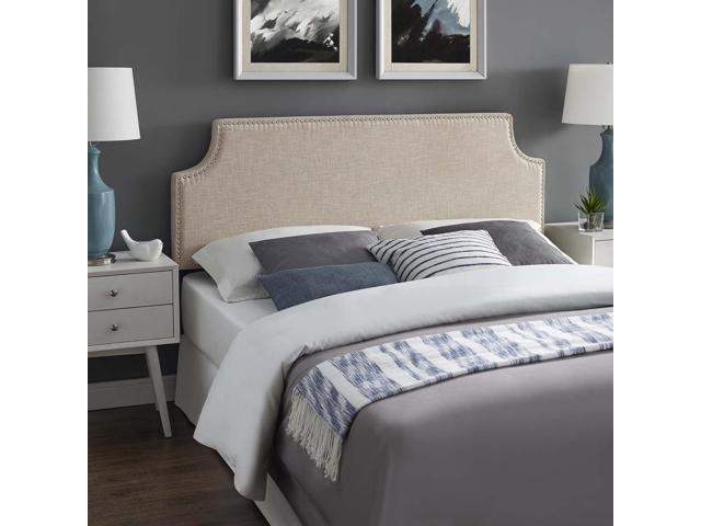 Click here for Modway Laura Linen Fabric Upholstered Queen Size H... prices