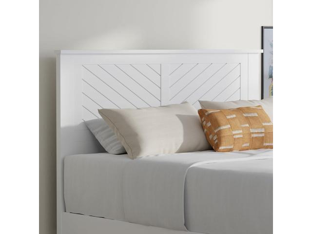 Click here for Serene Poplar Wood Full Headboard  Modern Farmhous... prices
