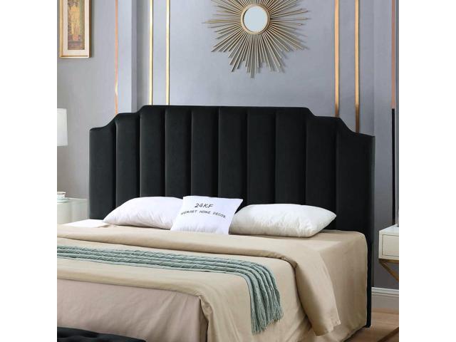 Click here for 24KF Modern Velvet Upholstered King/Cal King Headb... prices