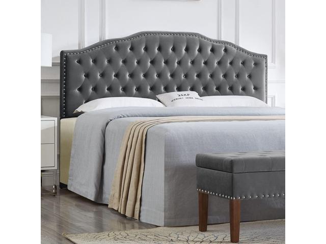 Click here for 24KF Upholstered Button Tufted King Size Headboard... prices