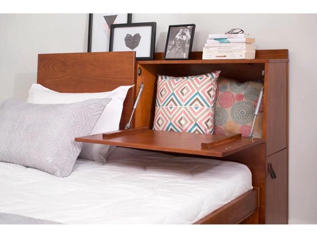 Click here for memomad Bali Headboard Storage Bookcase Style with... prices