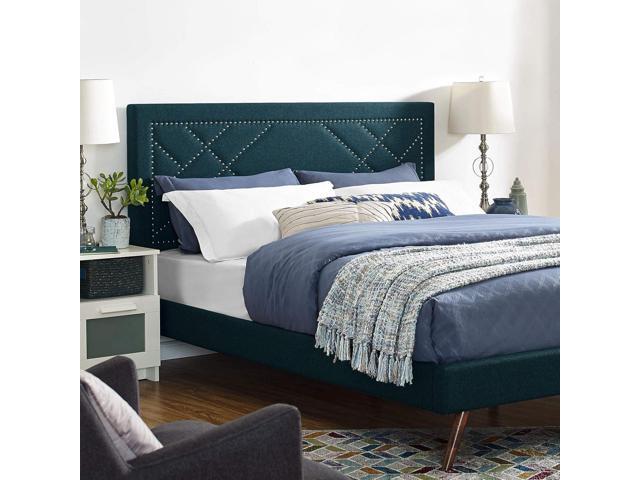 Click here for Modway Reese Upholstered Nailhead Linen Fabric Ful... prices