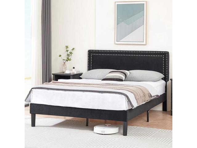 Click here for VECELO Full Size Platform Bed Frame with Adjustabl... prices